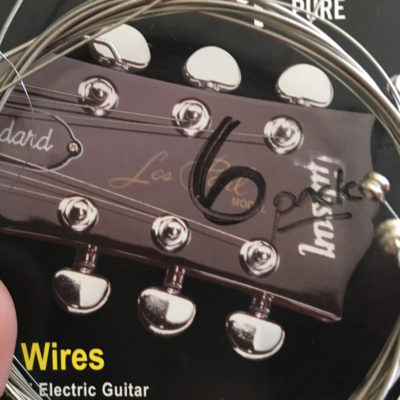 the guitarwrist Devin Townsend necklace with guitar strings ball-ends ...