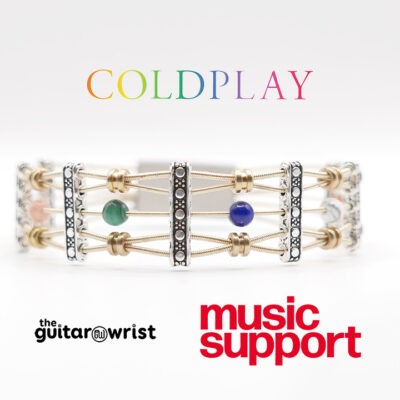 the guitarwrist Coldplay- "Fret" Bracelet £110 – the guitarwrist