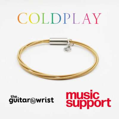 the guitarwrist Coldplay - "Reverb" guitar strings Bracelet £95 – the ...